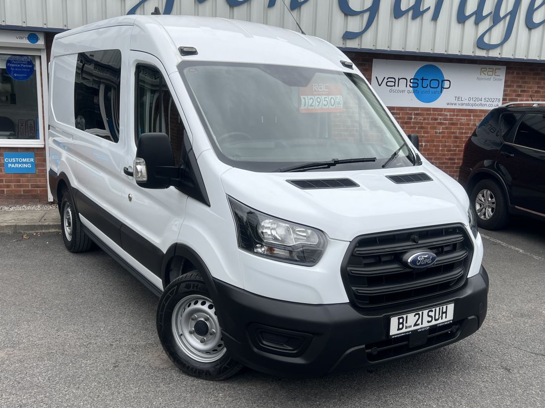 2021 Ford Transit 2.0 350 EcoBlue Leader L2 H2 Prime Choice at Van Stop ...