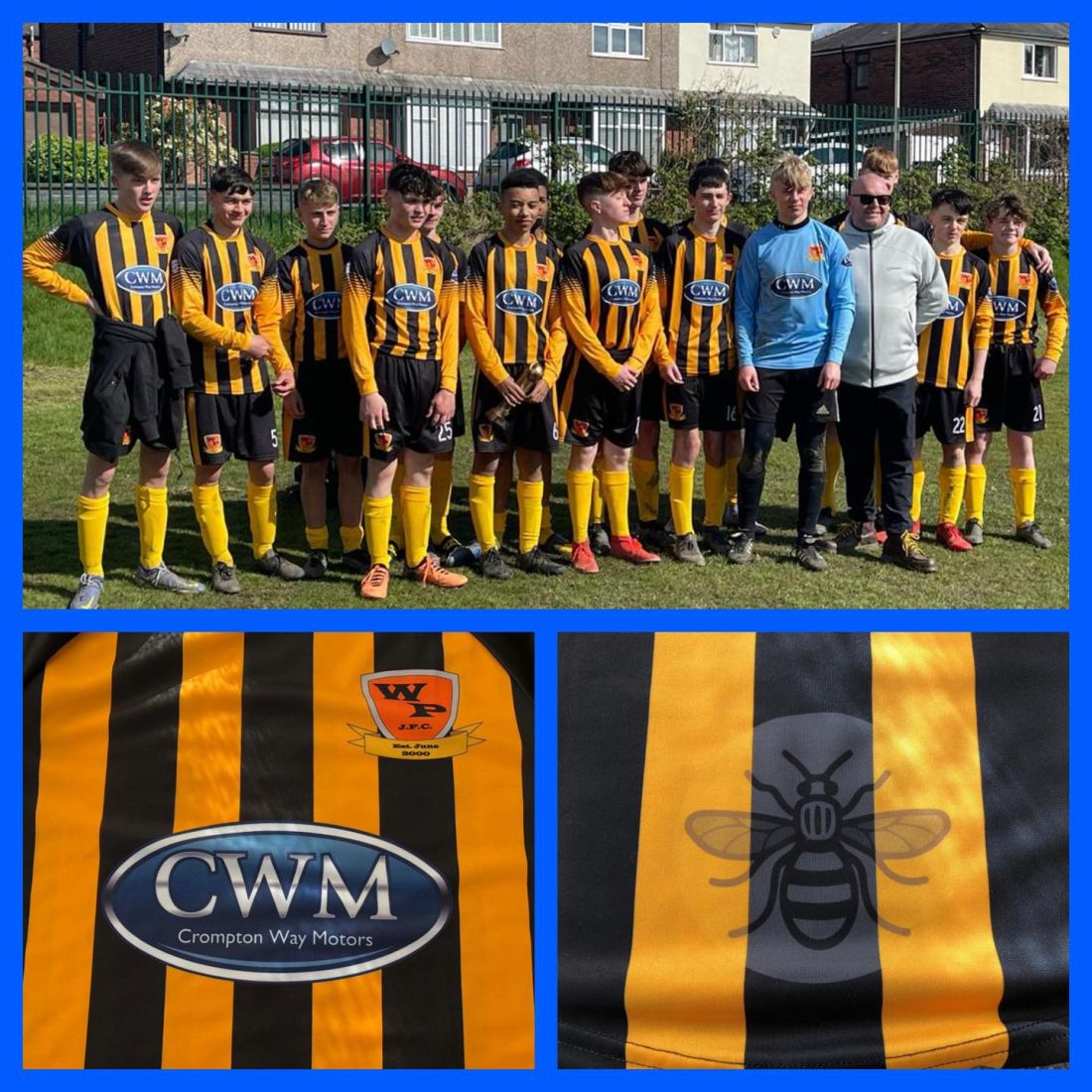 CWM Sponsor Local Football Team - Crompton Way Motors Limited