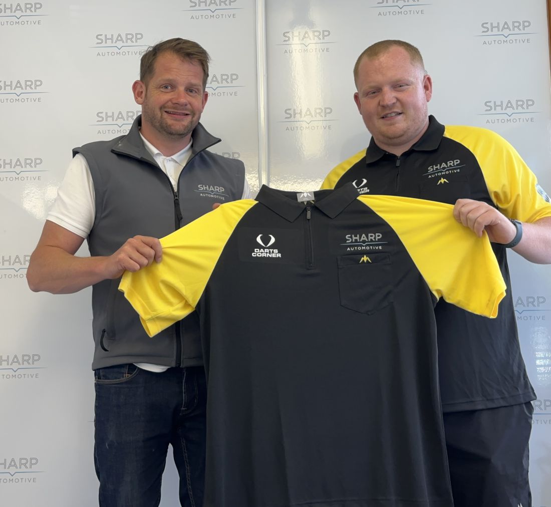 SHARP Automotive LTD Proudly Sponsors Local Darting Superstar Tom ...
