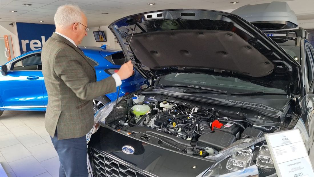 How to open the bonnet on my Ford Kuga - Buckingham Motor Company