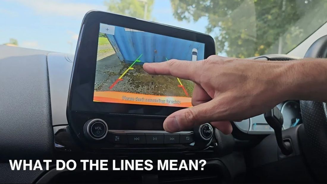 What do the lines on the reversing camera mean? - Buckingham Motor Company