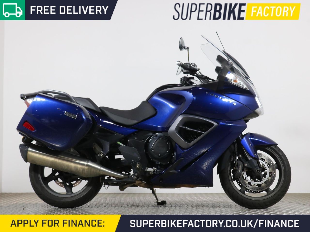 2014 TRIUMPH TROPHY BLUE with 21104 miles - Used Motorbikes Dealer ...