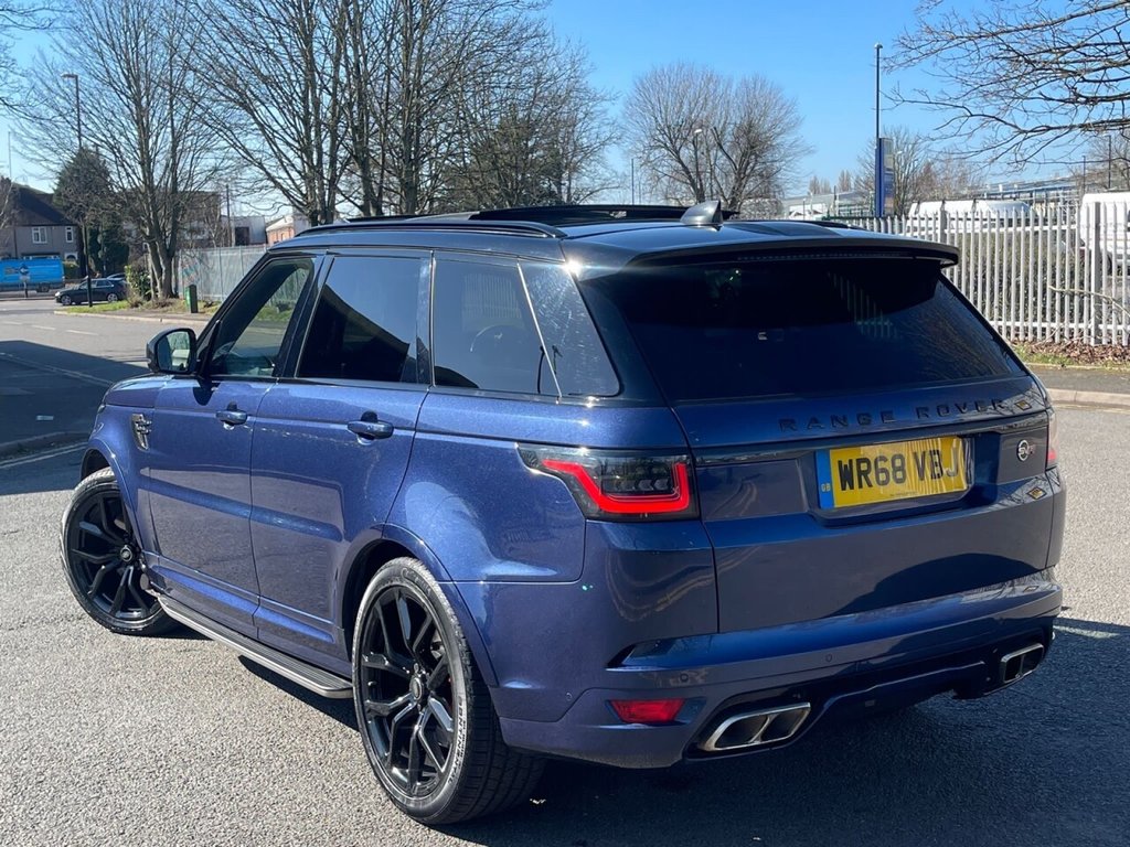 2018 Land Rover Range Rover Sport 5.0 Svr 5D 567 BHP