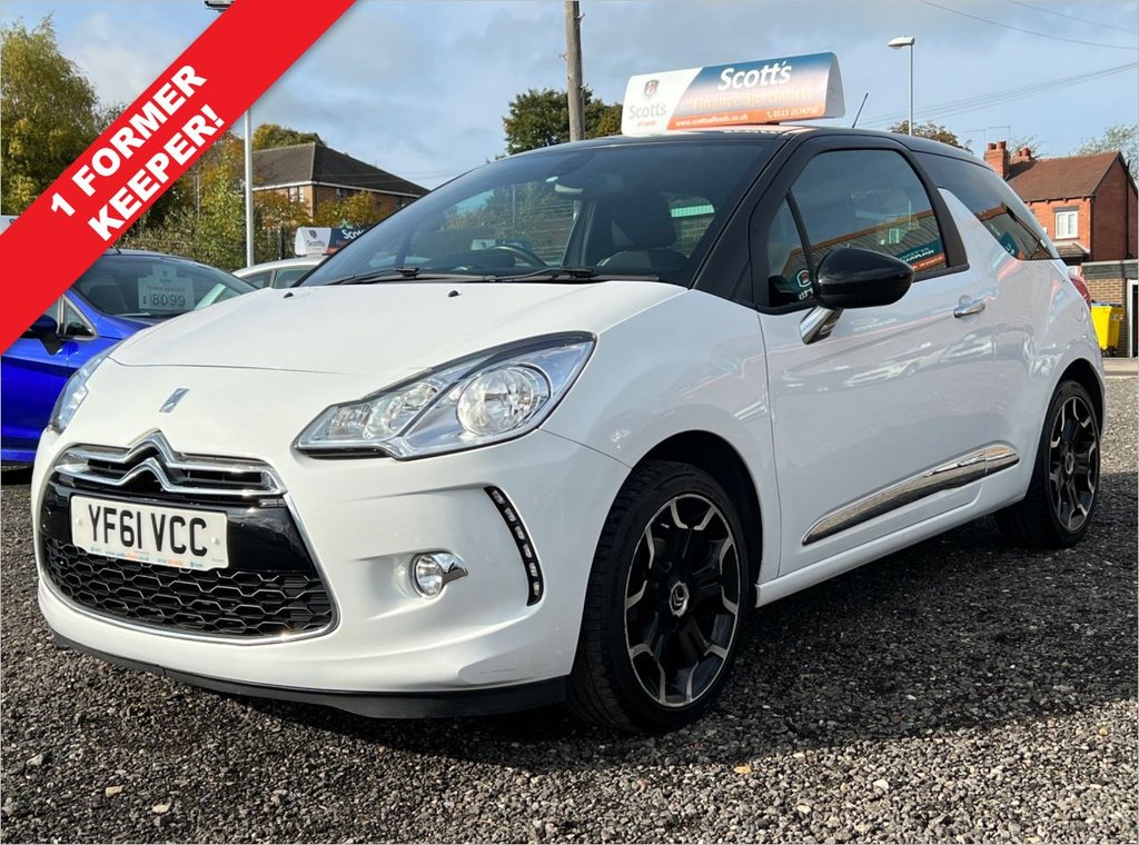 Citroen DS3 1.6 E-HDI DStyle Plus 3 Door Diesel White 1 Owner 0 Tax