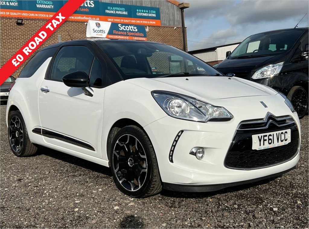 Citroen DS3 1.6 E-HDI DStyle Plus 3 Door Diesel White 1 Owner 0 Tax