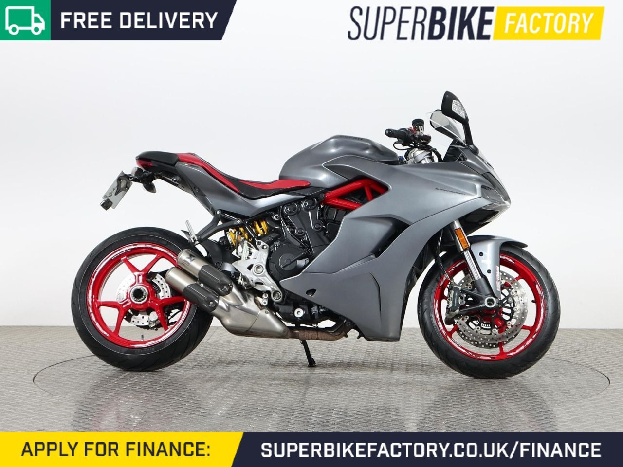 2018 DUCATI SUPERSPORT GREY with 5525 miles - Used Motorbikes Dealer ...