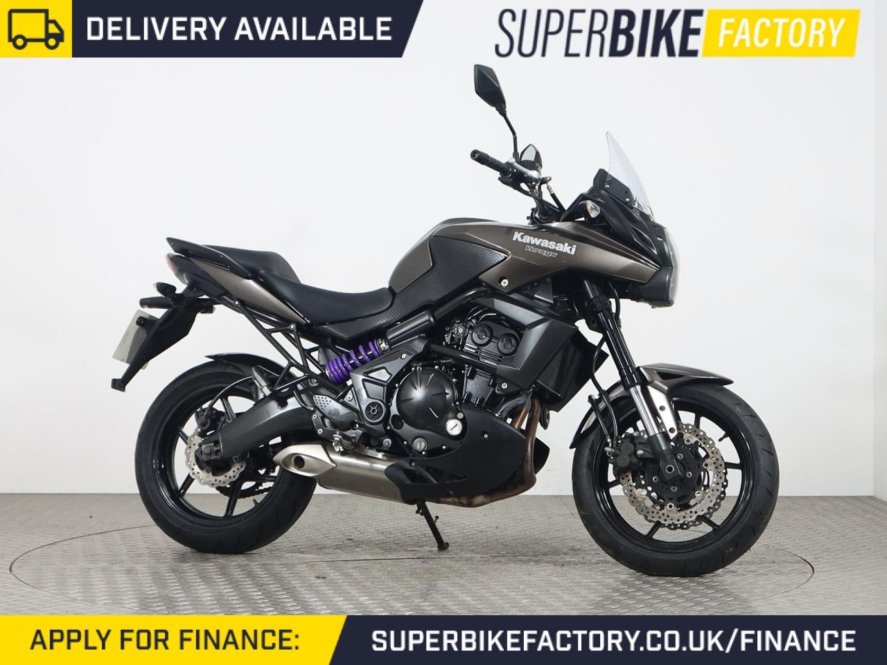 2013 KAWASAKI VERSYS 650 GREY with 7480 miles - Used Motorbikes Dealer ...