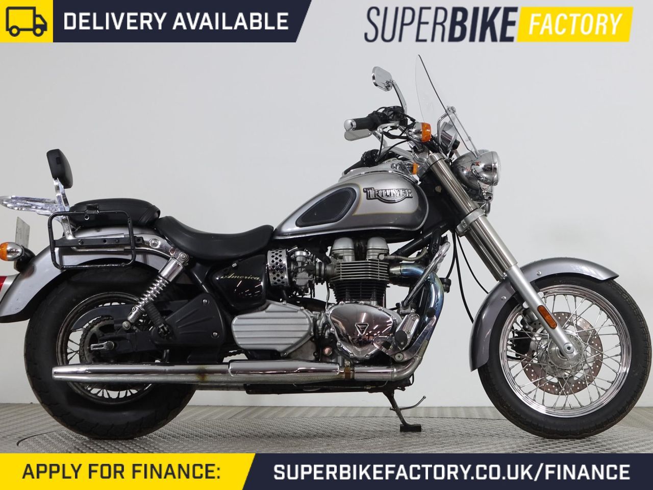 2006 TRIUMPH AMERICA SILVER with 5993 miles - Used Motorbikes Dealer ...