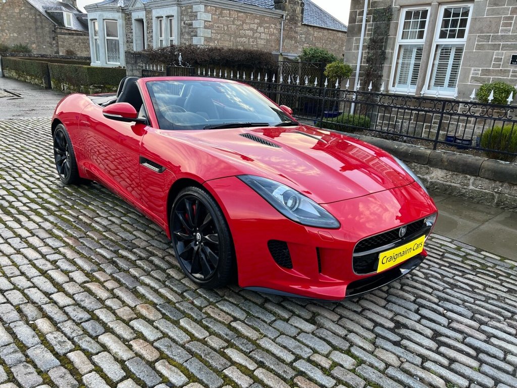 Jaguar F Type Red Convertible