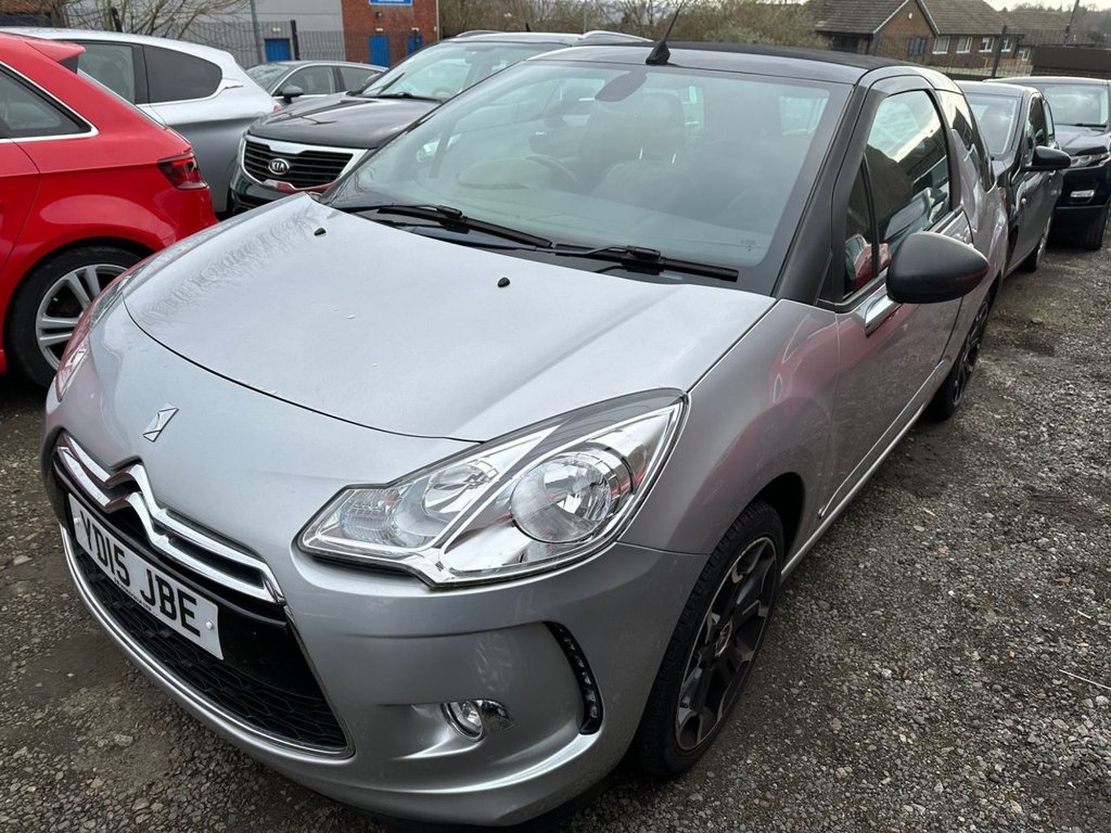 Citroen DS3 1.2 Puretech DStyle Plus S/S 3 Door Convertible Silver 1 ...