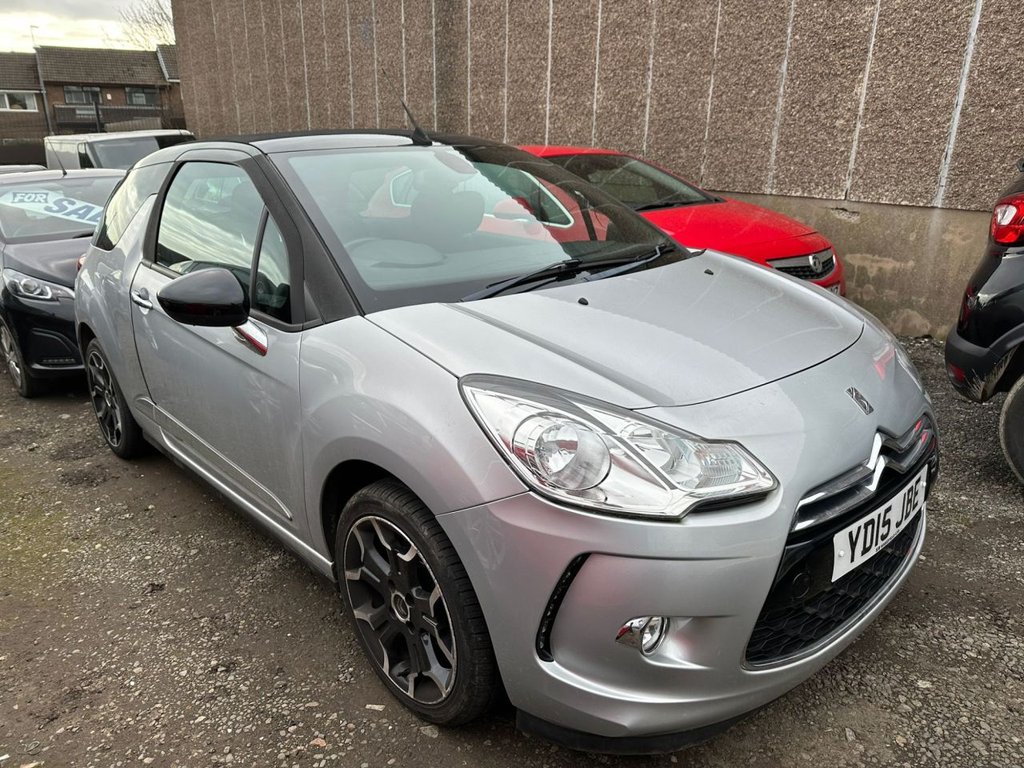 Citroen DS3 1.2 Puretech DStyle Plus S/S 3 Door Convertible Silver 1 ...