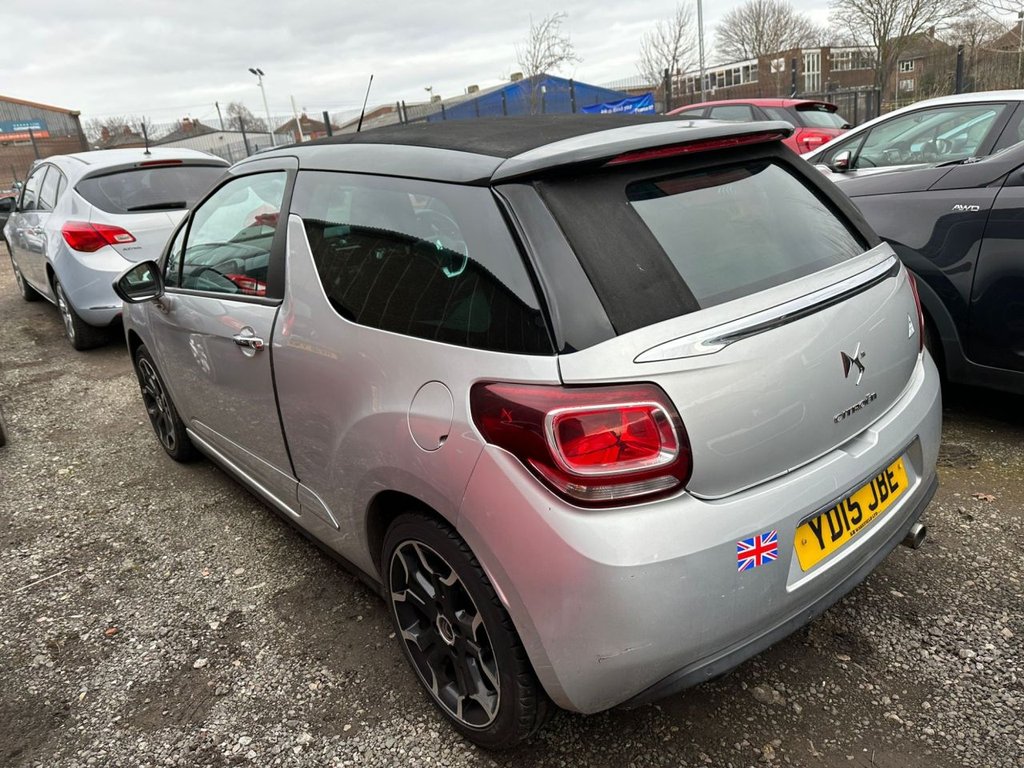 Citroen DS3 1.2 Puretech DStyle Plus S/S 3 Door Convertible Silver 1 ...