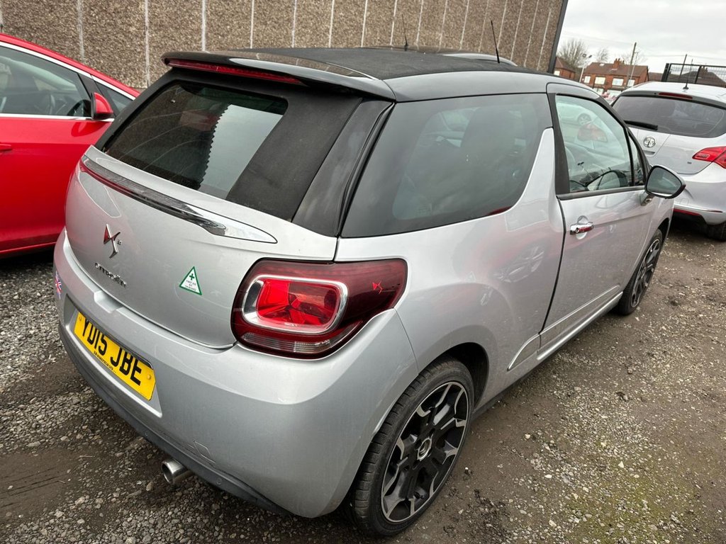 Citroen DS3 1.2 Puretech DStyle Plus S/S 3 Door Convertible Silver 1 ...
