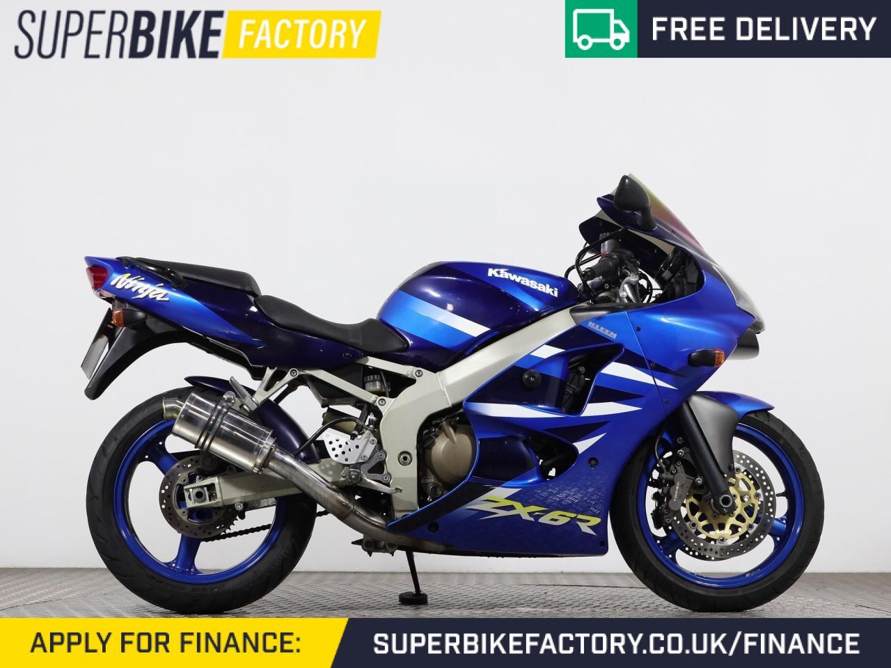 2001 KAWASAKI ZX-6R BLUE with 14942 miles - Used Motorbikes Dealer ...