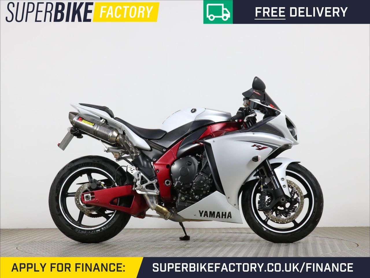 2009 YAMAHA R1 WHITE with 21941 miles - Used Motorbikes Dealer ...