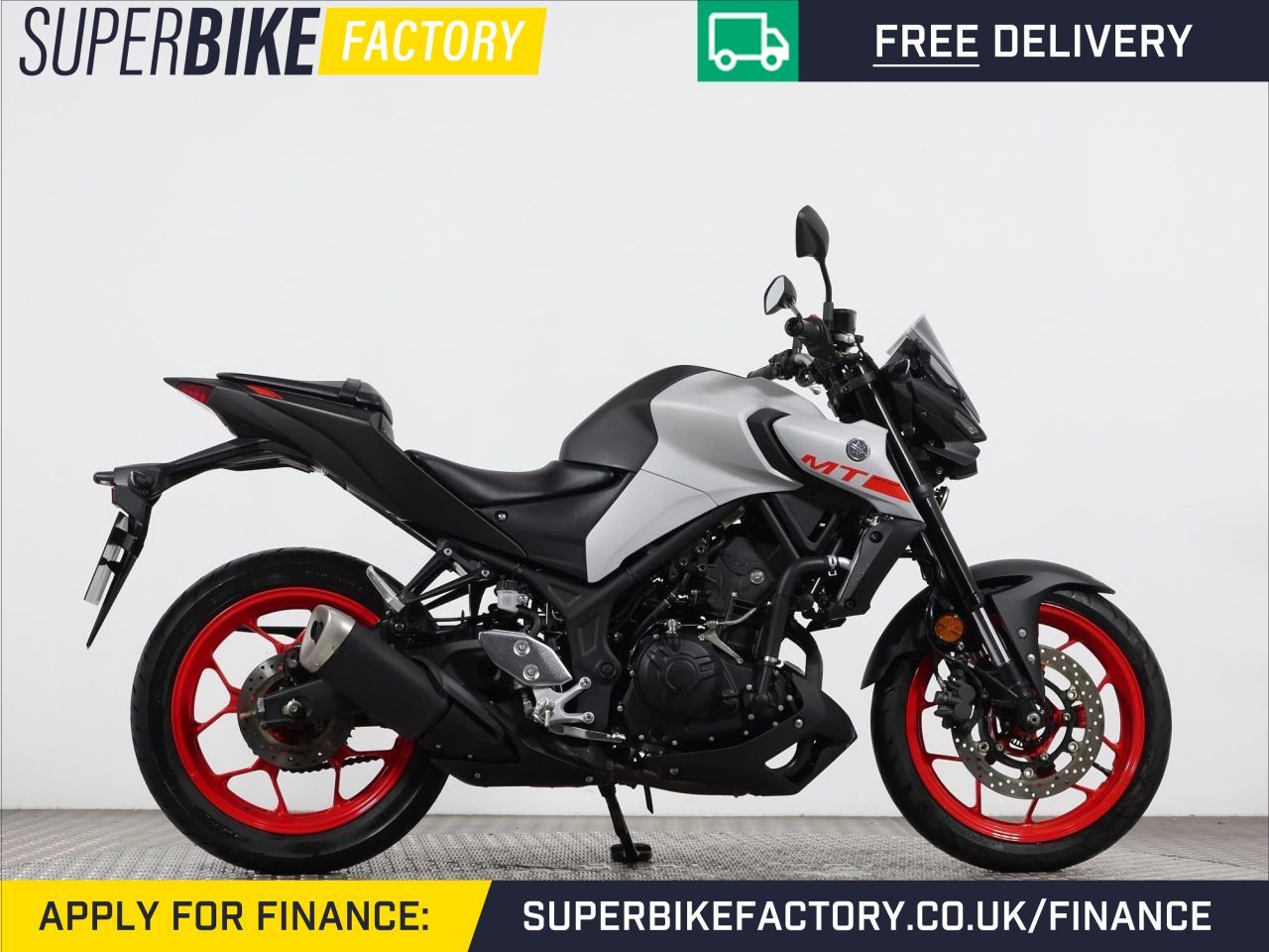 2021 YAMAHA MT-03 GREY with 1134 miles - Used Motorbikes Dealer ...