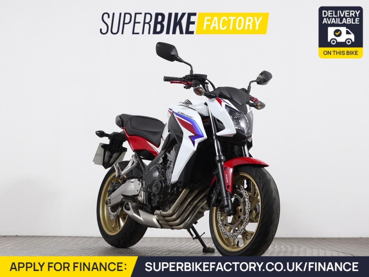 2015 HONDA CB650 WHITE with 8394 miles - Used Motorbikes Dealer ...