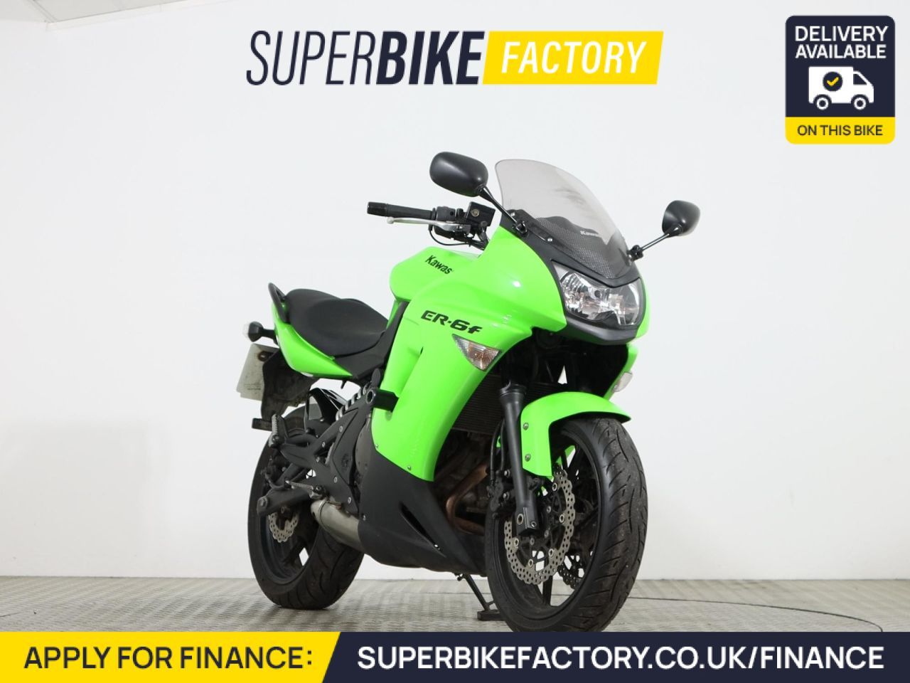 2008 KAWASAKI ER-6F GREEN with 2634 miles - Used Motorbikes Dealer: Macclesfield & Donington ...