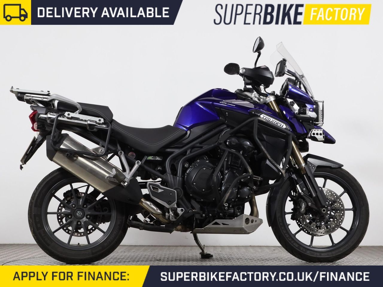 2014 TRIUMPH EXPLORER BLUE with 23700 miles - Used Motorbikes Dealer ...