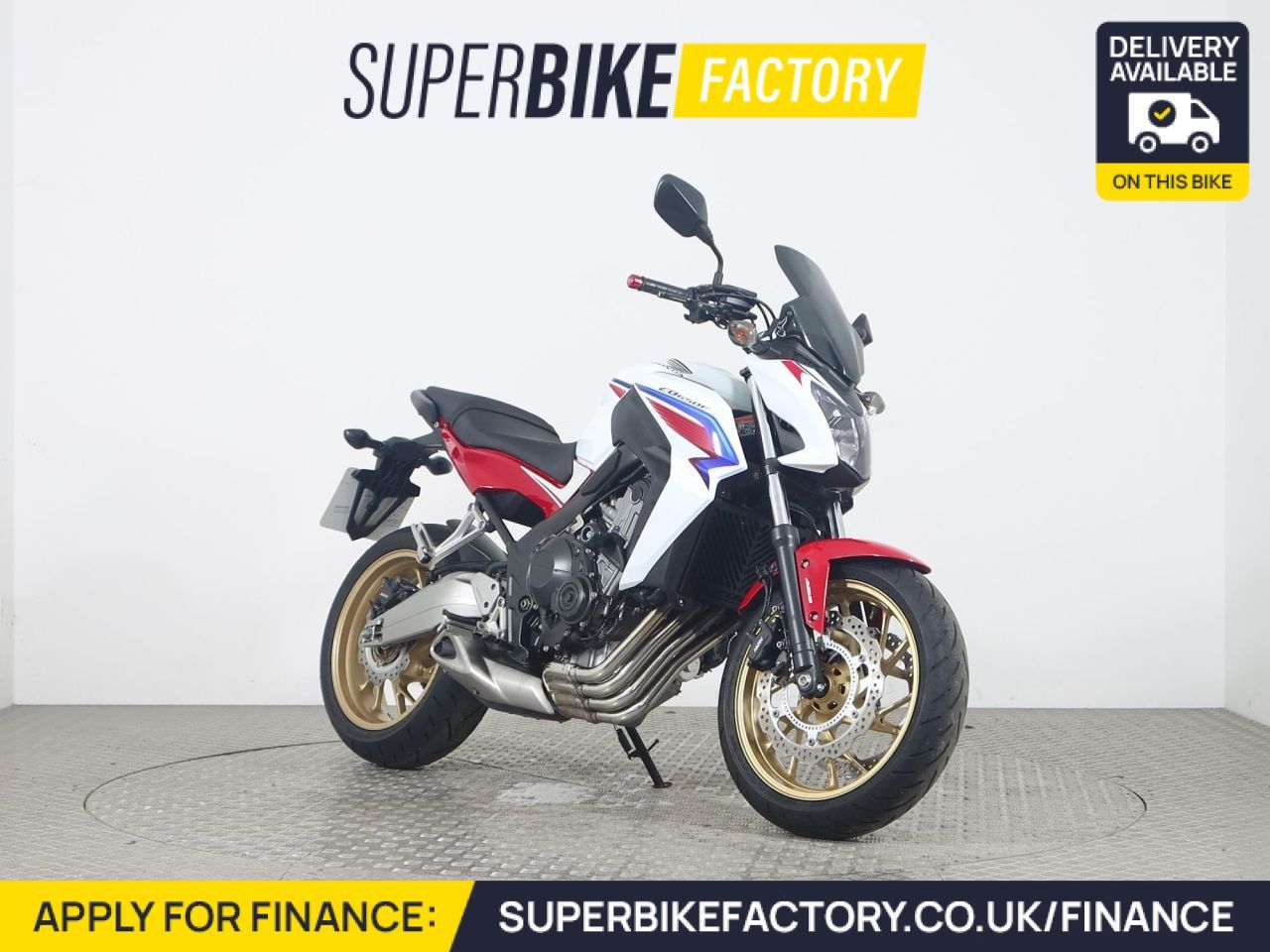 2015 HONDA CB650 WHITE with 7508 miles - Used Motorbikes Dealer ...
