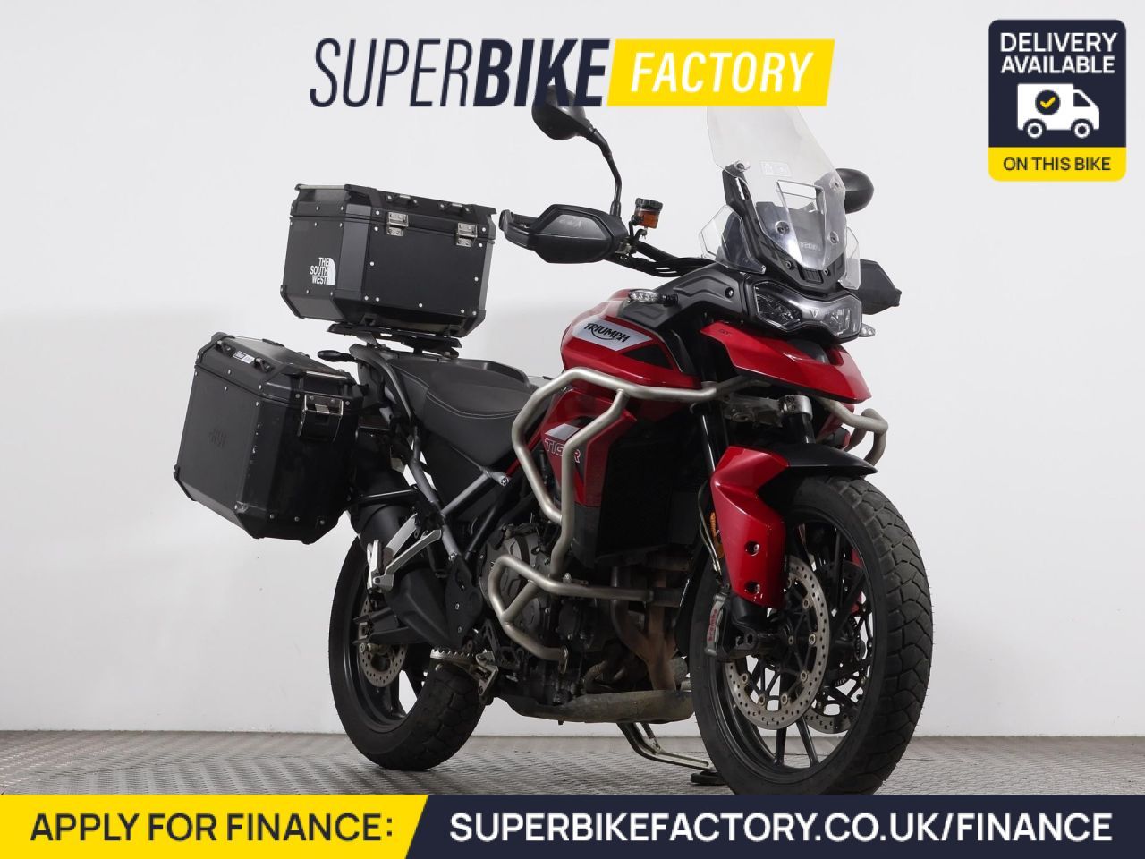 2020 TRIUMPH TIGER 900 RED with 9219 miles - Used Motorbikes Dealer ...