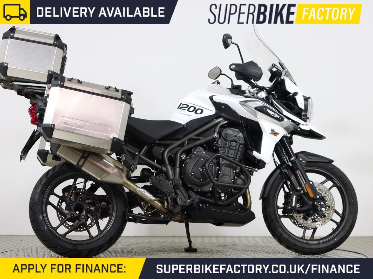 2020 TRIUMPH TIGER 1200 WHITE with 5685 miles - Used Motorbikes Dealer ...