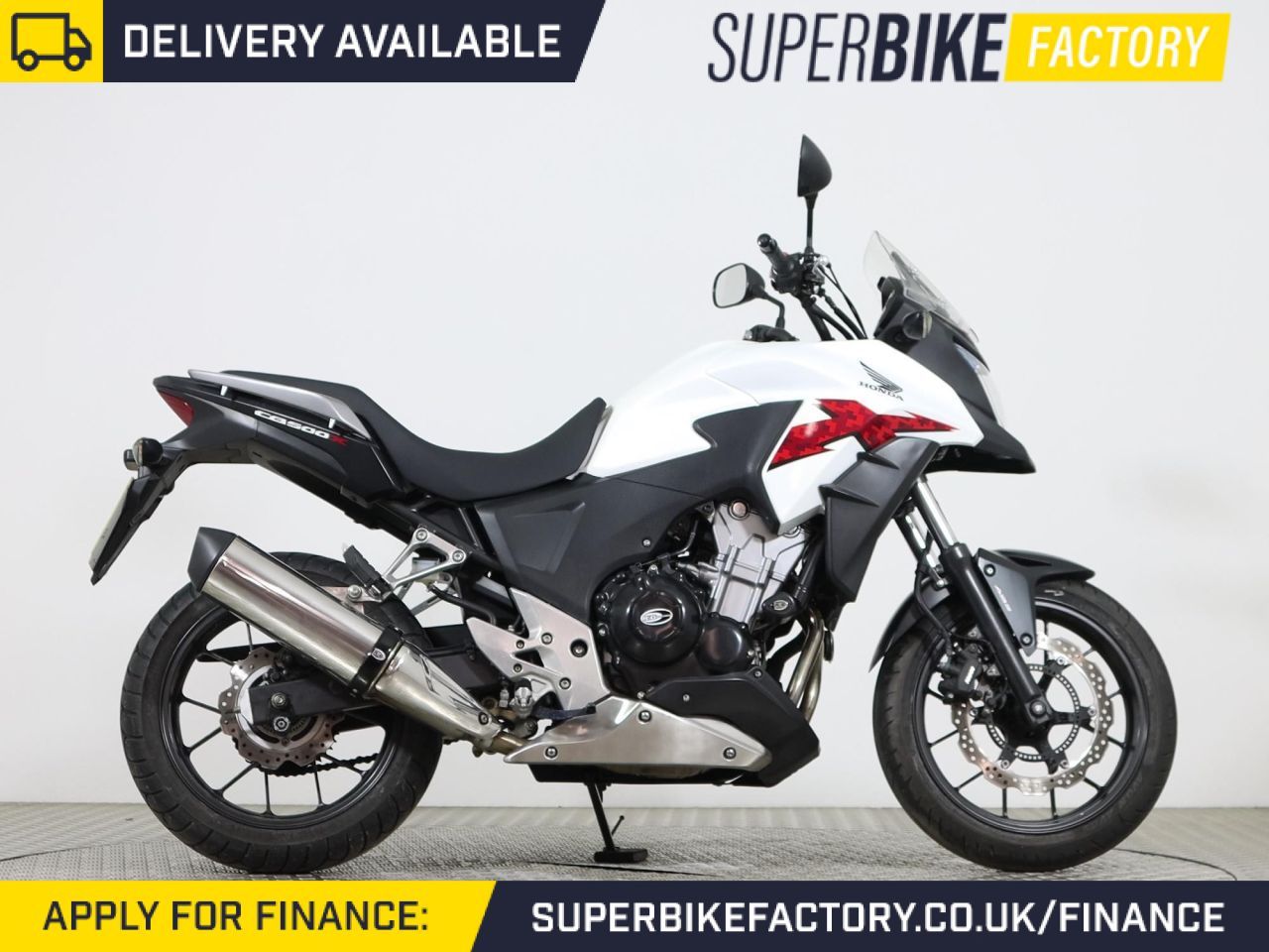 2014 HONDA CB500X WHITE with 8037 miles - Used Motorbikes Dealer ...