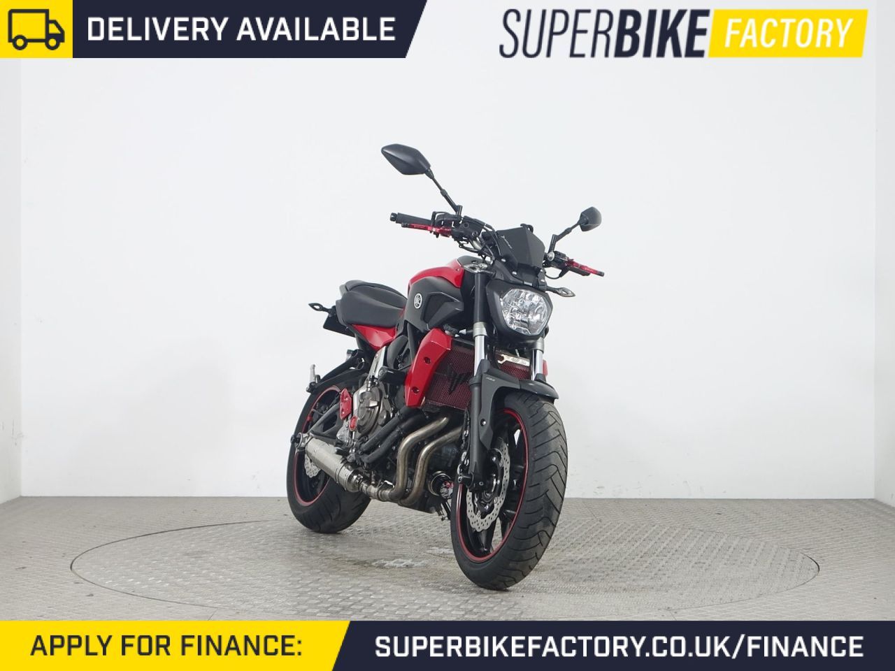2015 YAMAHA MT-07 RED with 8974 miles - Used Motorbikes Dealer ...