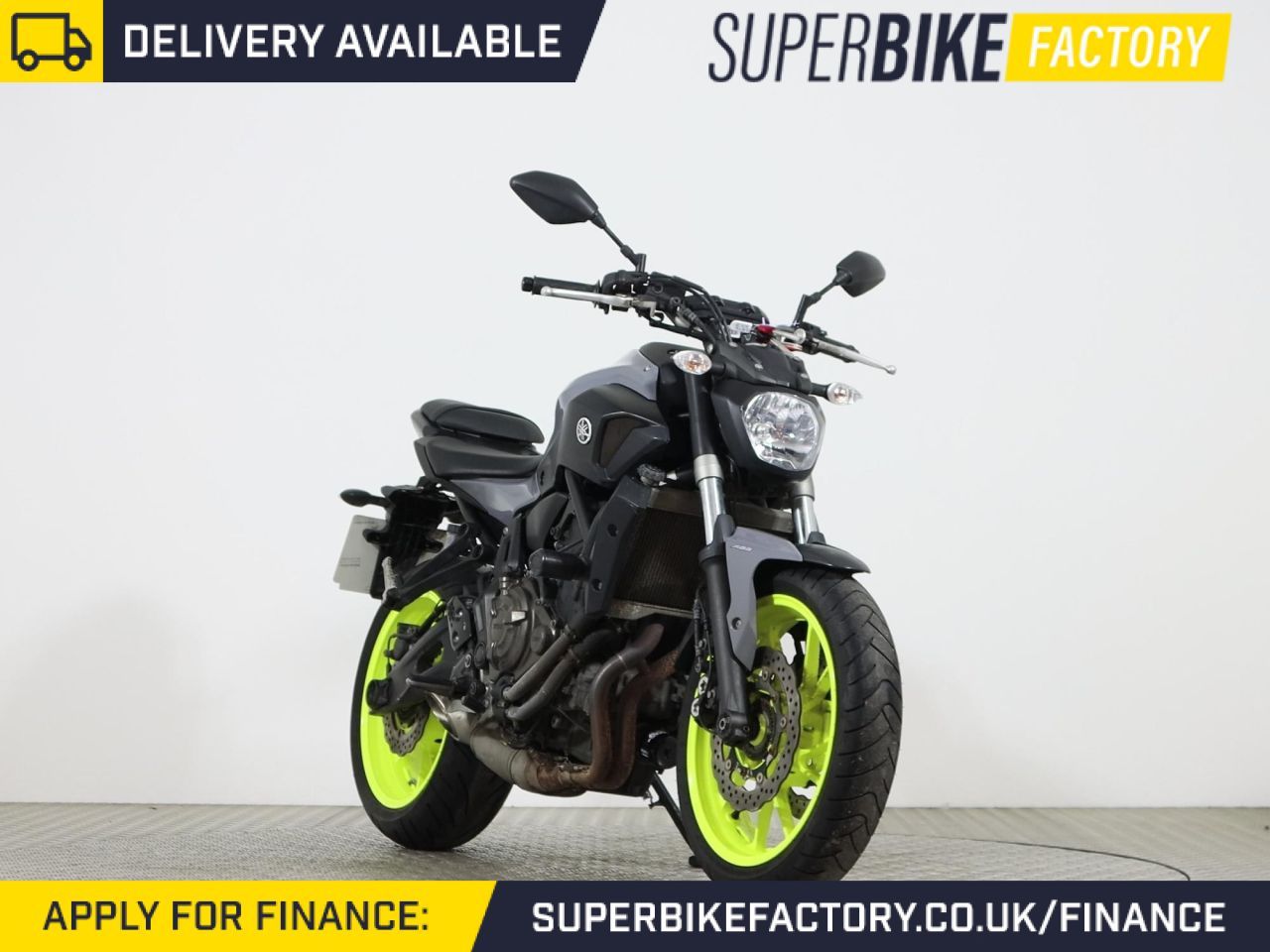 2016 YAMAHA MT-07 SILVER with 4892 miles - Used Motorbikes Dealer ...
