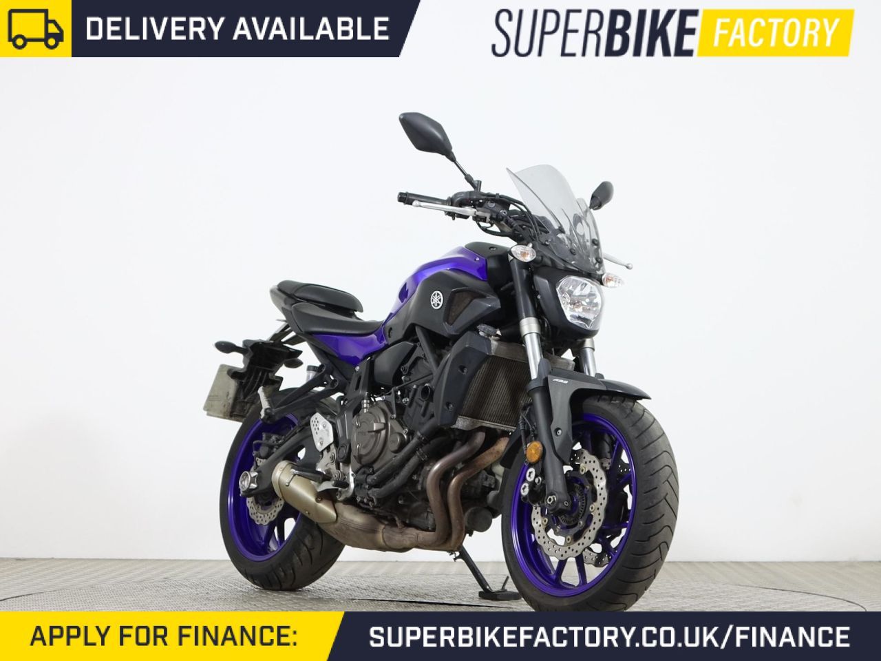 2017 YAMAHA MT-07 BLUE with 4400 miles - Used Motorbikes Dealer ...