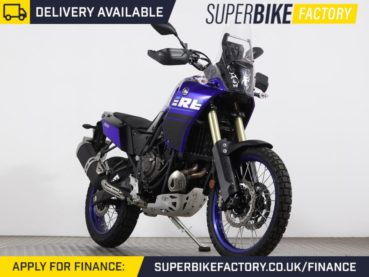 2022 YAMAHA TENERE 700 BLUE with 332 miles - Used Motorbikes Dealer ...