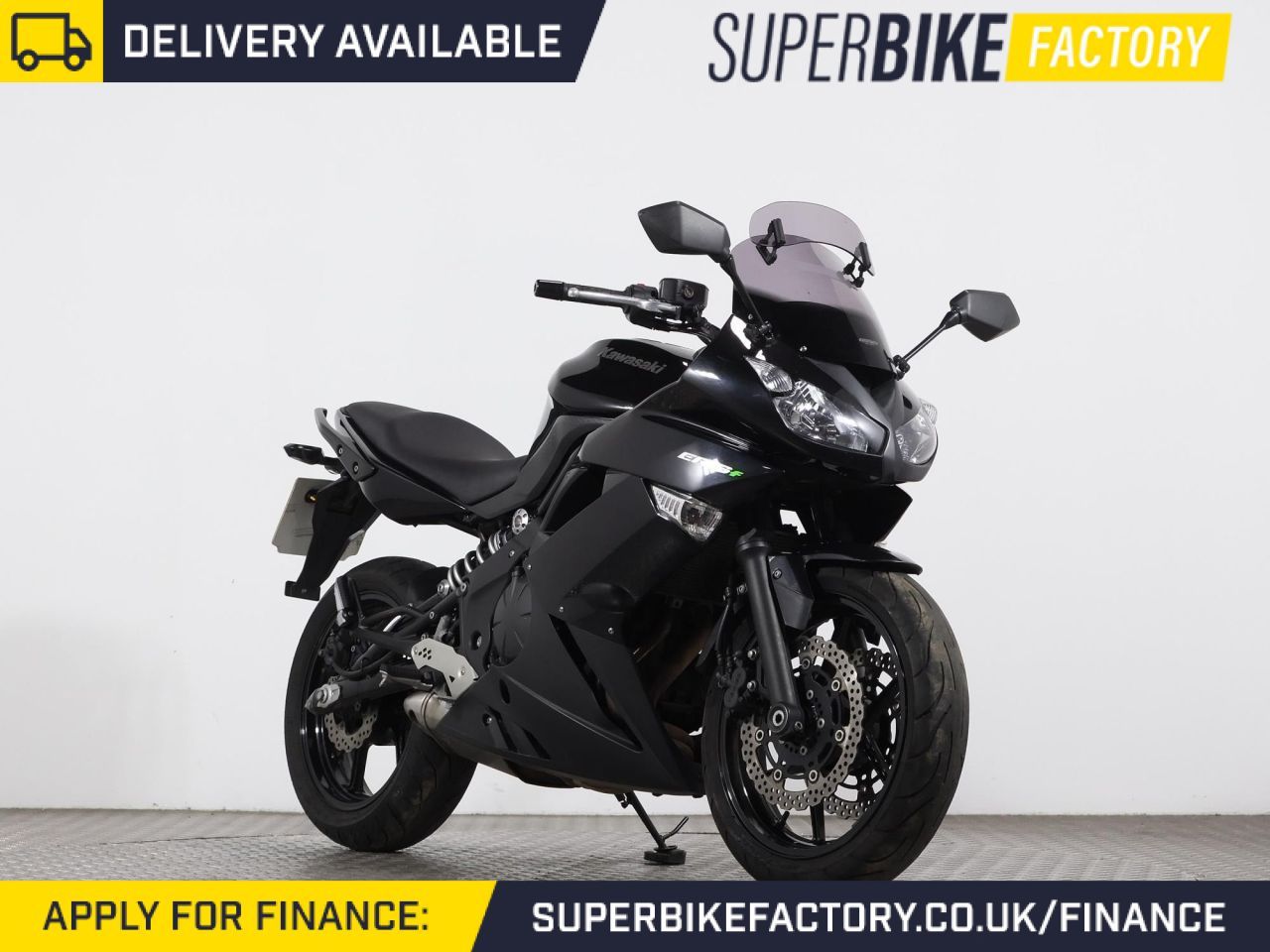 2013 KAWASAKI ER-6F BLACK with 3421 miles - Used Motorbikes Dealer: Cheshire & Donington Park ...
