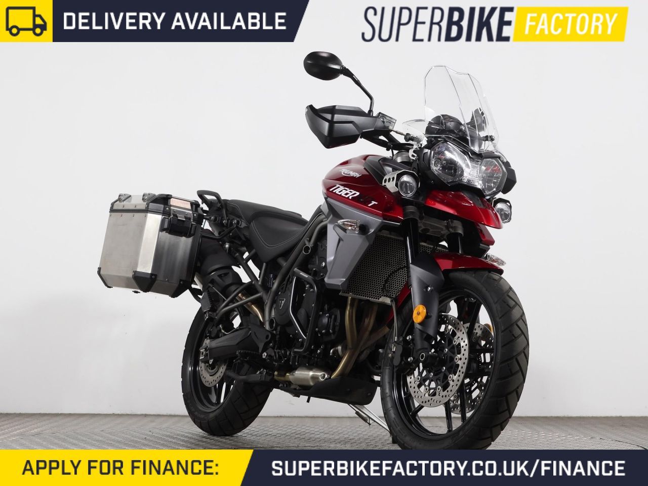2017 TRIUMPH TIGER 800 RED with 7505 miles - Used Motorbikes Dealer ...