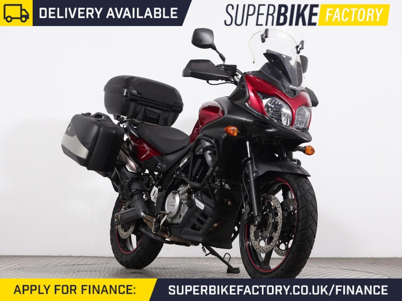 2015 SUZUKI V-STROM 650 RED with 18894 miles - Used Motorbikes Dealer ...