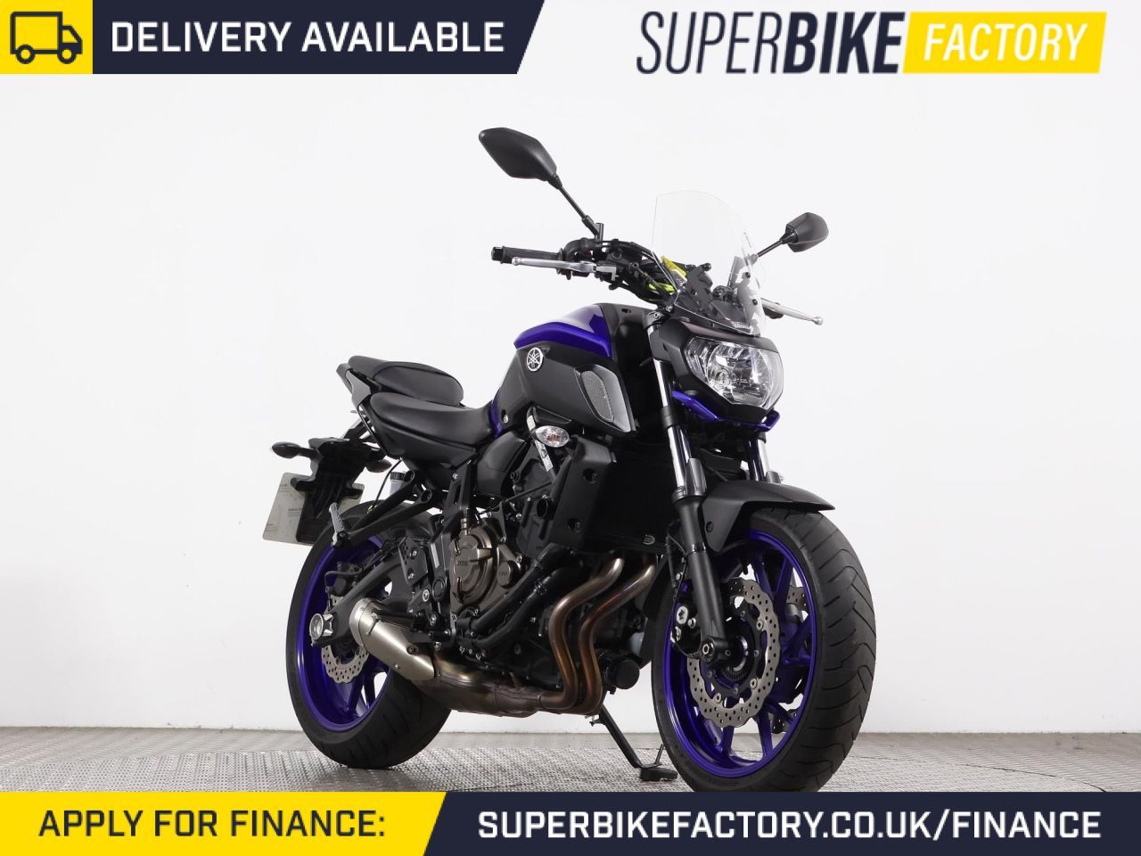 2018 YAMAHA MT-07 BLUE with 7149 miles - Used Motorbikes Dealer ...