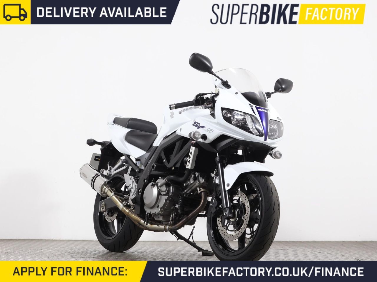 2013 SUZUKI SV650S WHITE with 9748 miles - Used Motorbikes Dealer ...