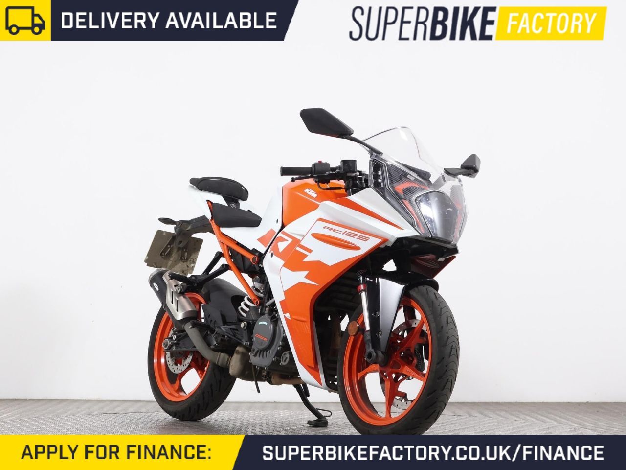 2022 KTM RC 125 WHITE with 4030 miles - Used Motorbikes Dealer ...