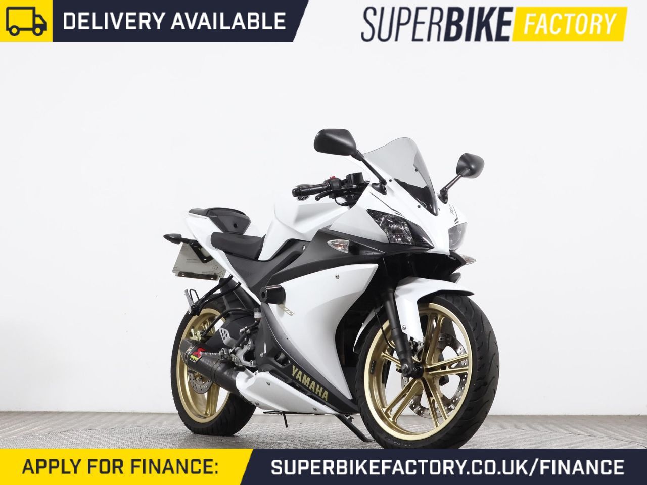 2014 YAMAHA YZF-R125 WHITE with 11383 miles - Used Motorbikes Dealer ...