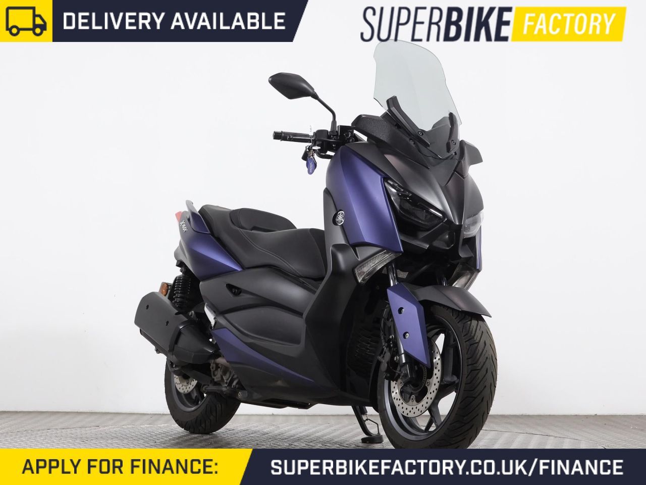 2019 YAMAHA X-MAX BLUE with 4030 miles - Used Motorbikes Dealer ...