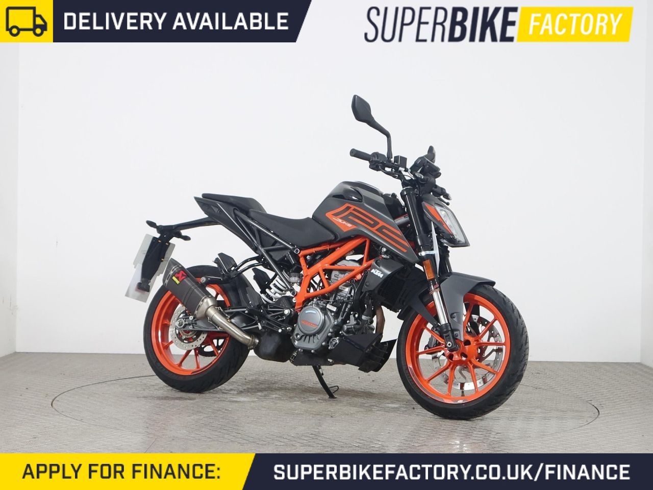 2021 KTM 125 DUKE BLACK with 1934 miles - Used Motorbikes Dealer ...