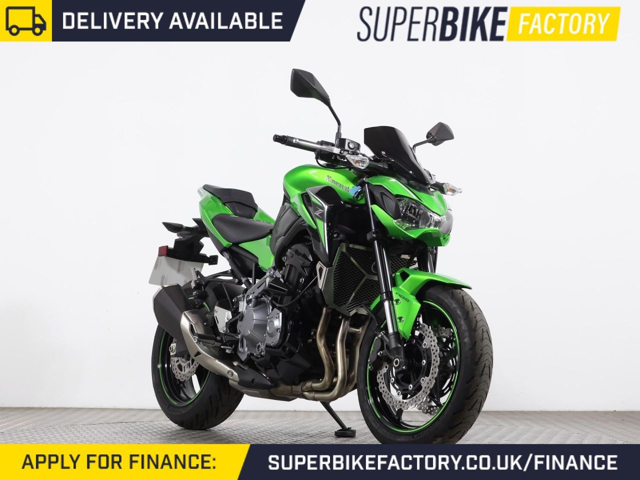 2017 KAWASAKI Z900 GREEN with 6512 miles - Used Motorbikes Dealer ...
