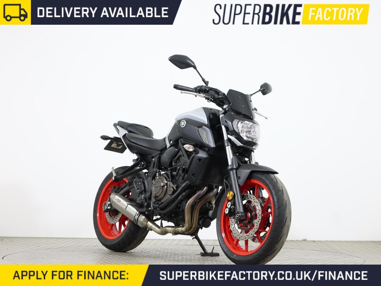 2020 YAMAHA MT-07 GREY with 15617 miles - Used Motorbikes Dealer ...