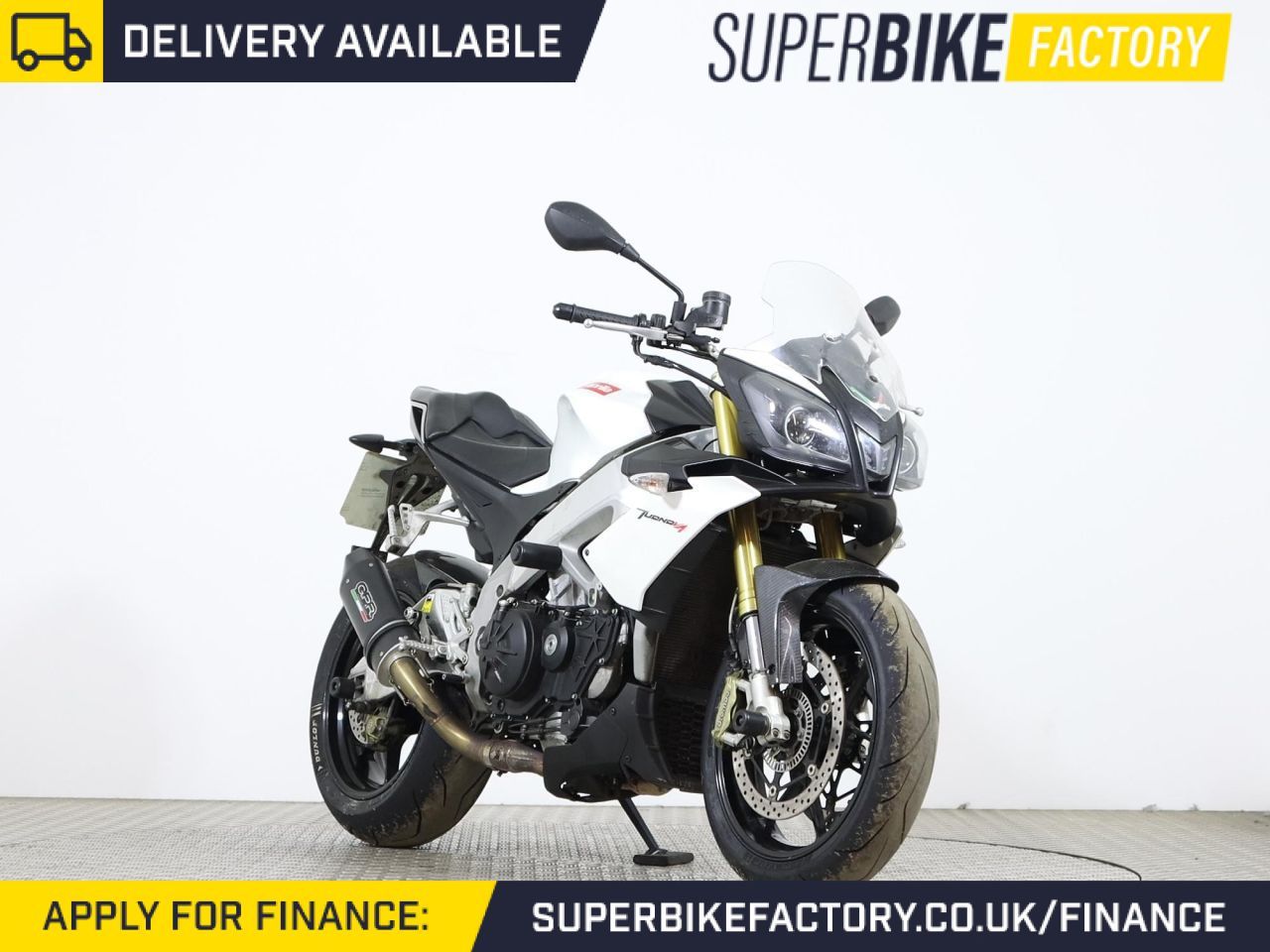 2013 APRILIA TUONO 1000 V4 WHITE with 10556 miles - Used Motorbikes ...