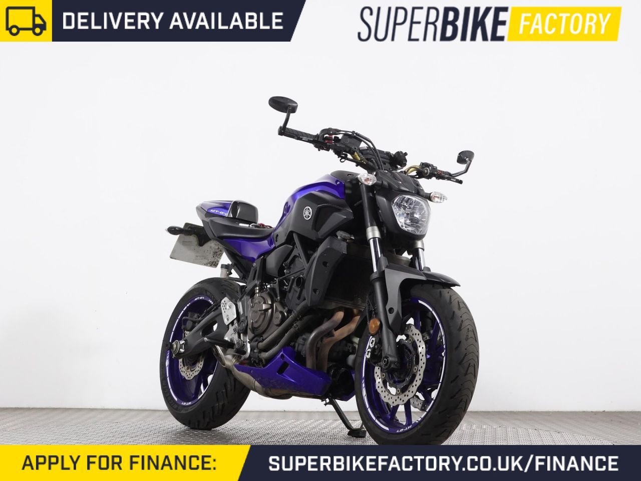 2017 YAMAHA MT-07 BLUE with 20704 miles - Used Motorbikes Dealer ...