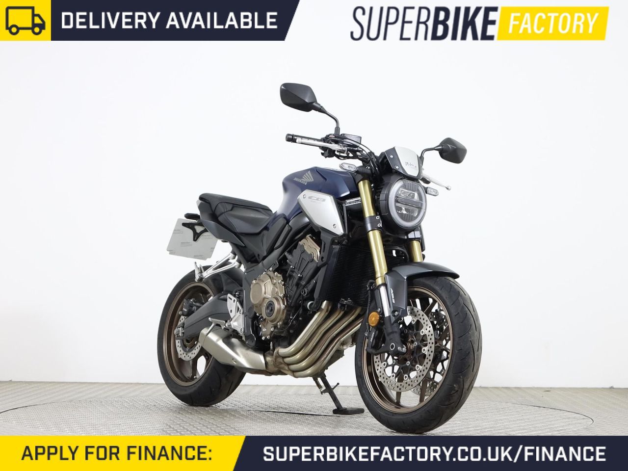2022 HONDA CB650R BLUE with 1003 miles - Used Motorbikes Dealer ...