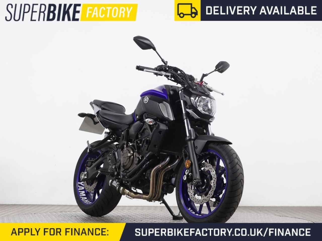 2021 YAMAHA MT-07 BLUE with 1931 miles - Used Motorbikes Dealer ...
