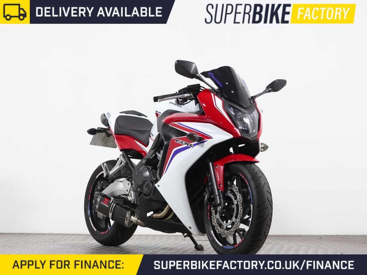 2016 HONDA CBR650F WHITE with 7618 miles - Used Motorbikes Dealer ...