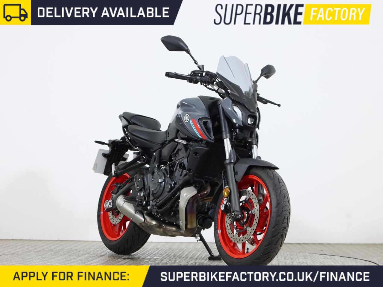 2023 YAMAHA MT-07 GREY with 660 miles - Used Motorbikes Dealer ...