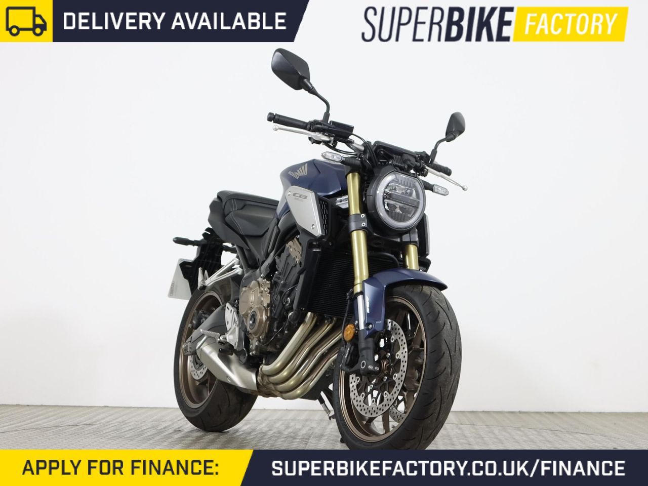 2021 HONDA CB650R BLUE with 125 miles - Used Motorbikes Dealer ...