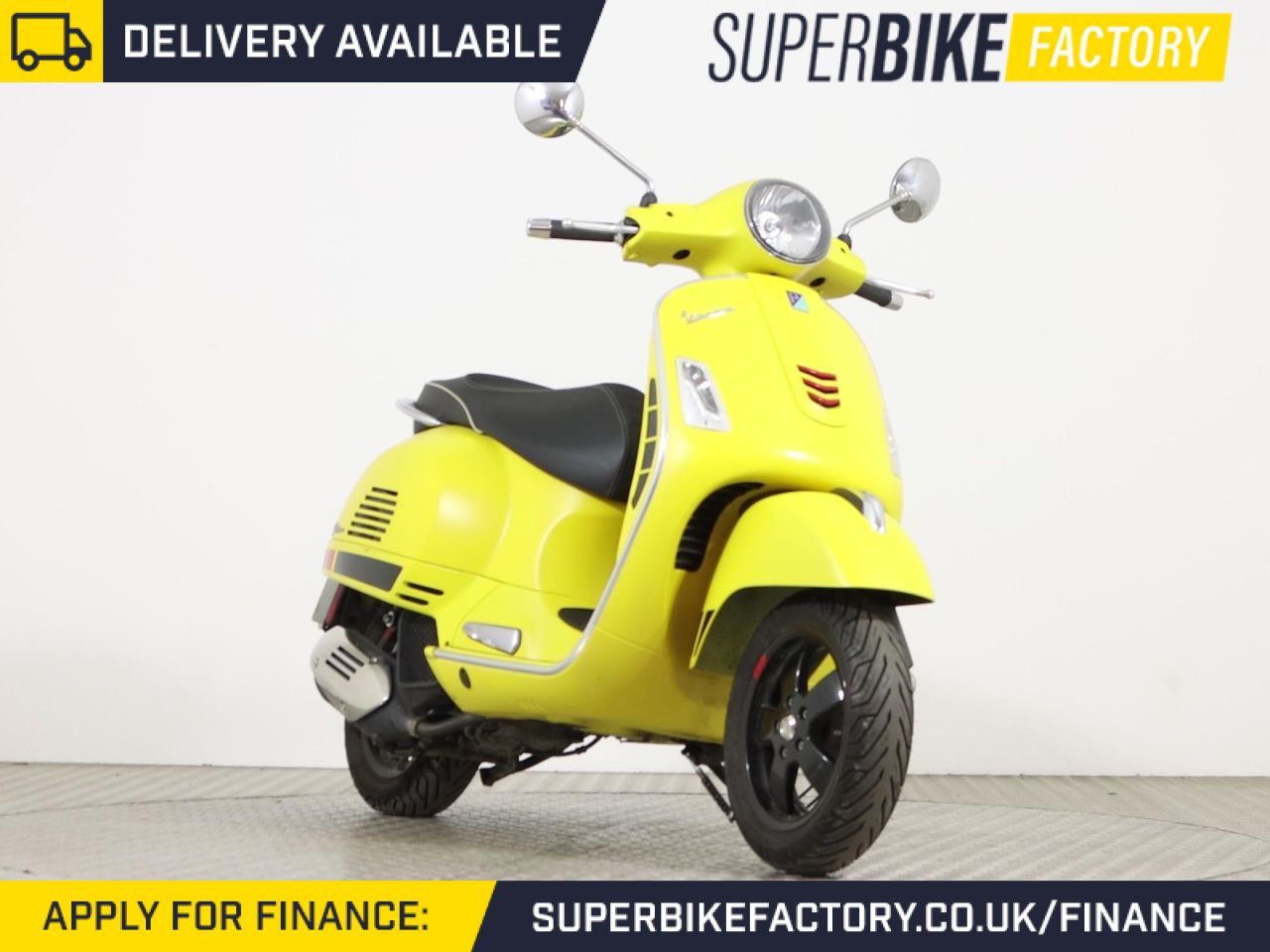 2018 PIAGGIO VESPA GTS YELLOW with 1277 miles - Used Motorbikes Dealer ...